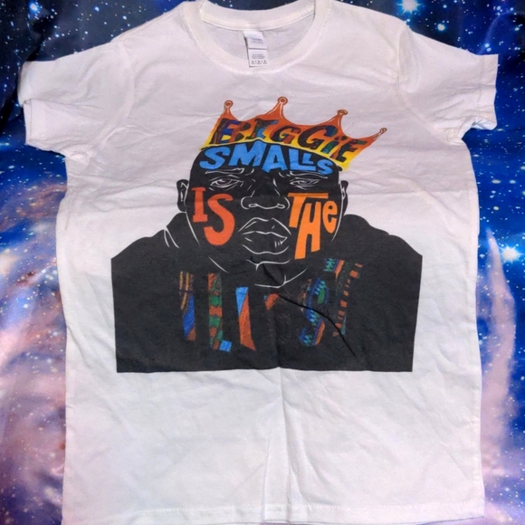 Tops | Brand New Rare New Biggie Smalls Color Print T | Poshmark